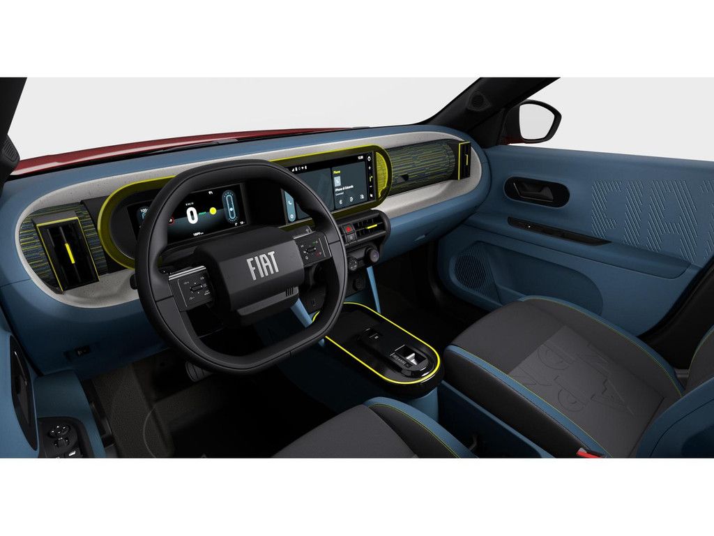 Fiat Grande Panda RED - Electric | 10,25" touchscreen radio met ...